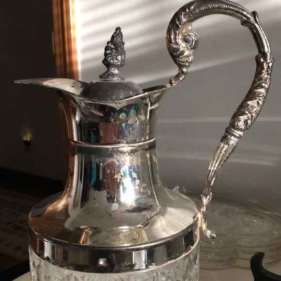 Dollcake | Dining | Vintage Estate Chrystal Cut Italian Pitcher 95 ...